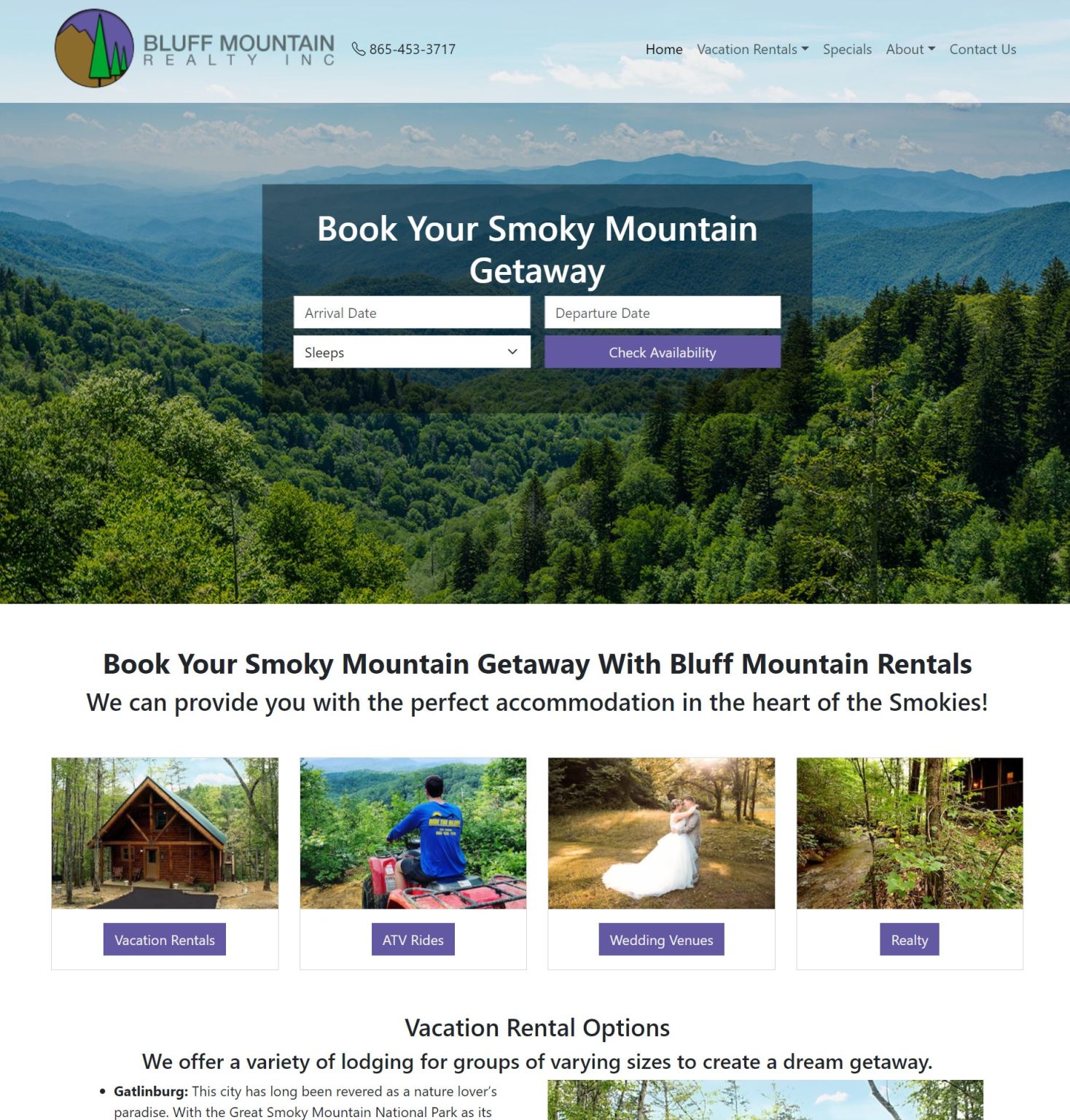 Bluff Mountain Rentals - Lovin Life In The Smokies
