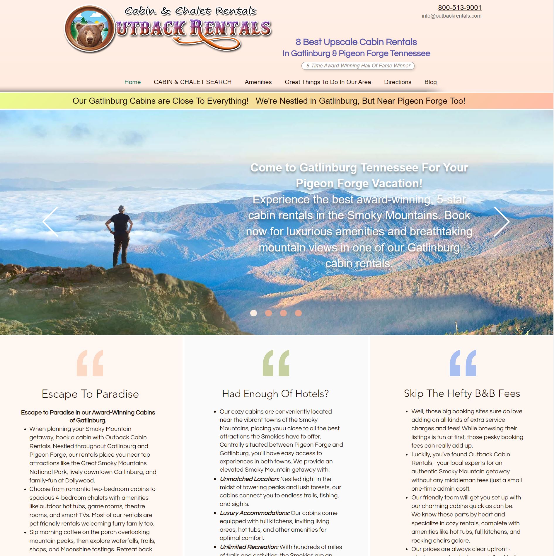 Outback Luxury Cabin & Chalet Rentals - Lovin Life In The Smokies