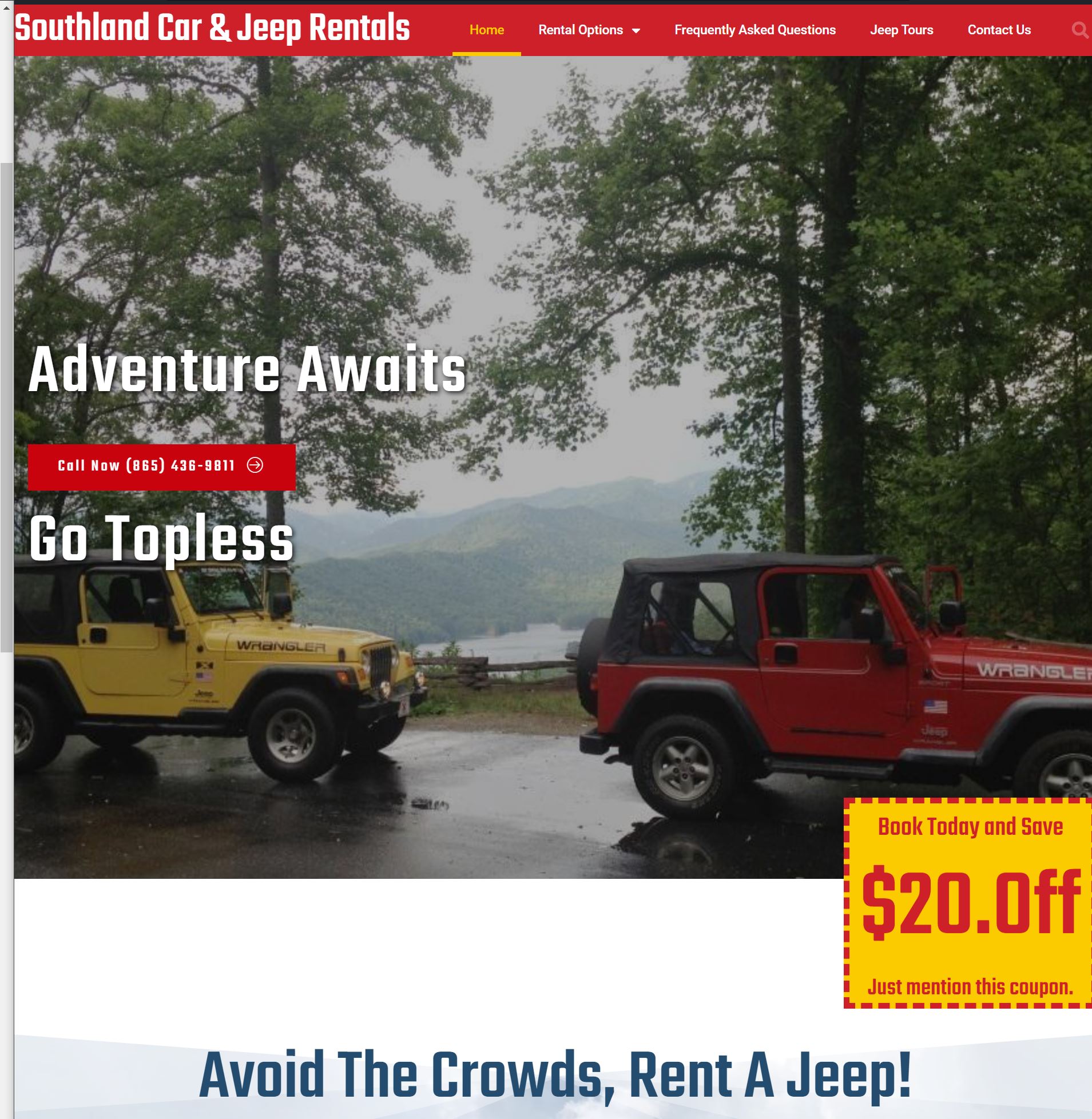 Southland Jeep Rentals - Lovin Life In The Smokies